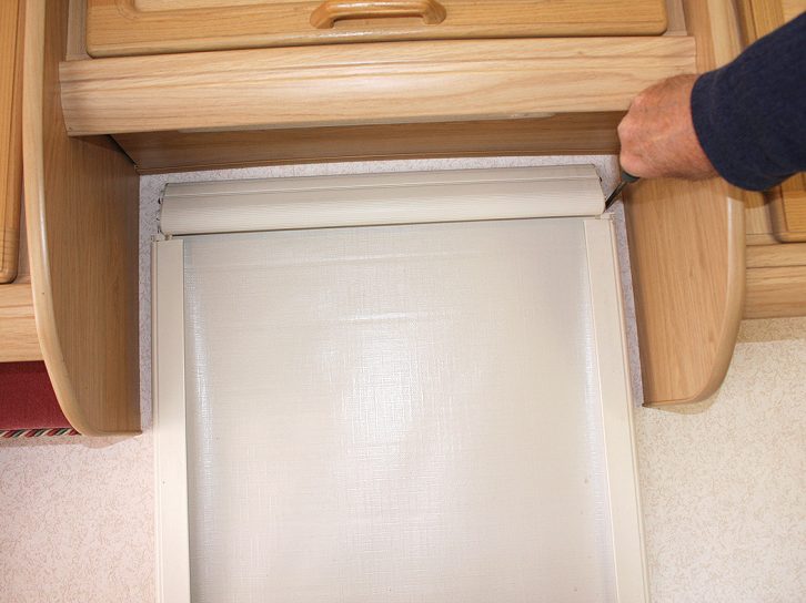 How to re-tension caravan roller blinds and flyscreens - Practical Caravan