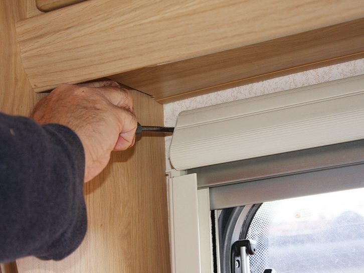 How to re-tension caravan roller blinds and flyscreens - Practical Caravan