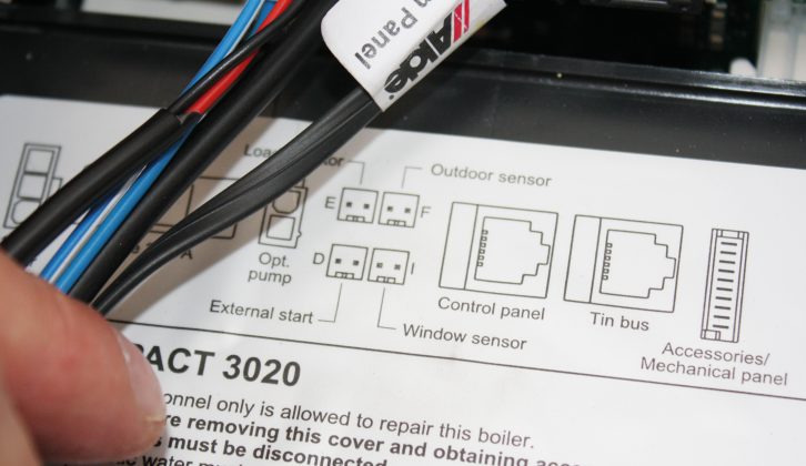 How to fit an Alde load monitor and outside temperature sensor - Practical Caravan