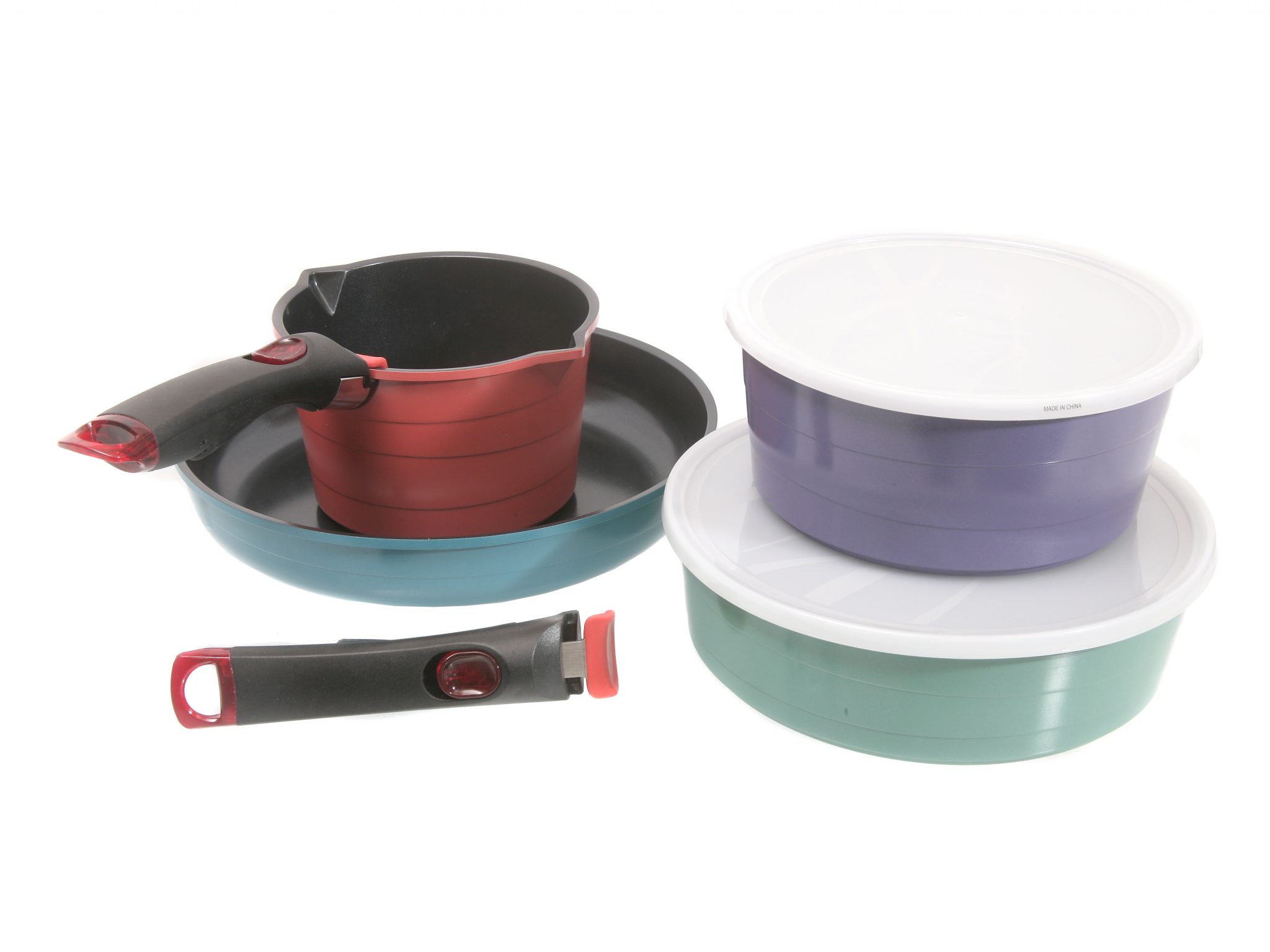 Lakeland Ceramica four-piece nesting pan set - Practical Caravan