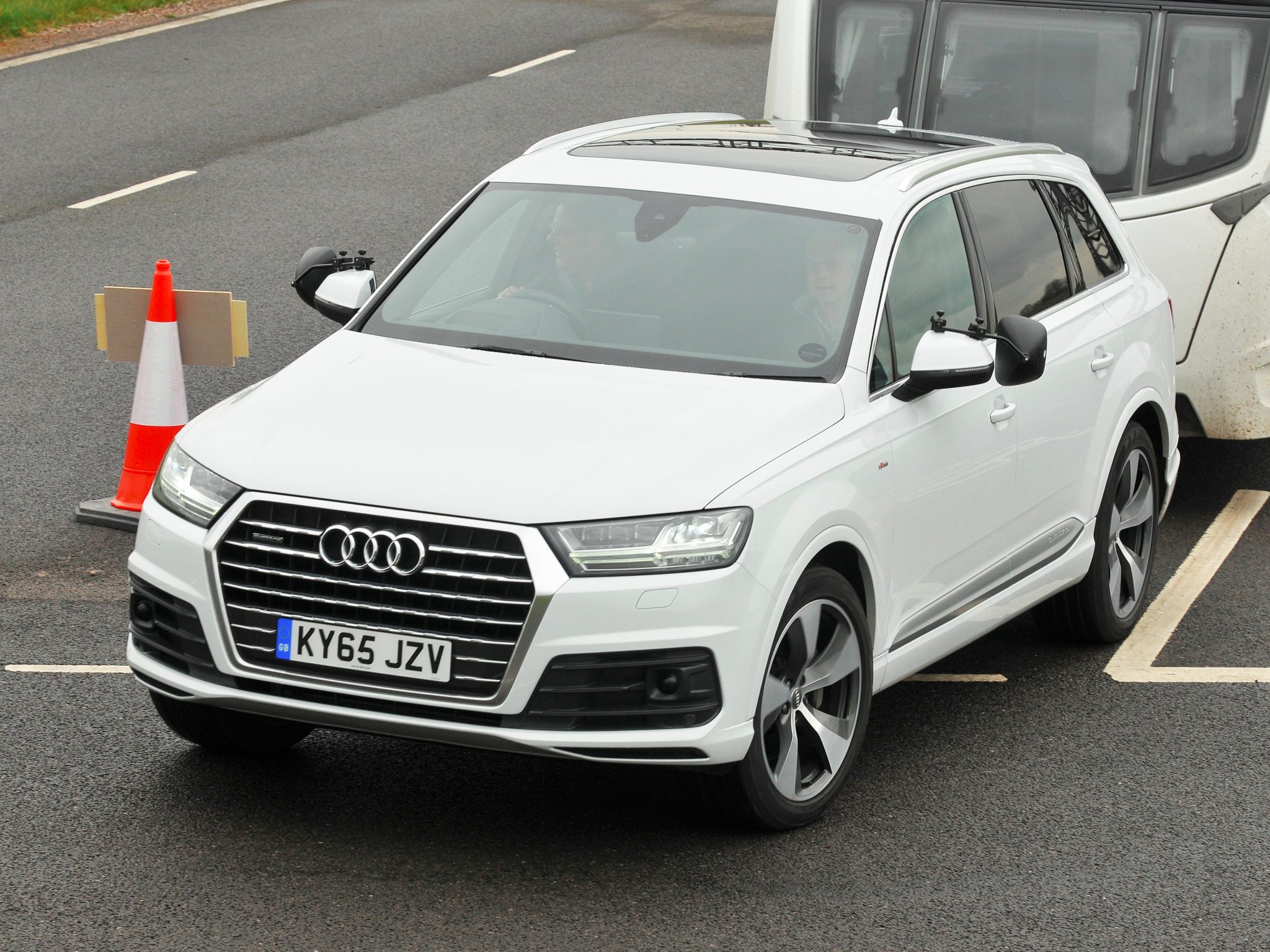 Can you tow a caravan with an Audi Q7? - Practical Caravan
