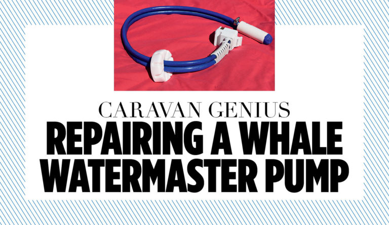 Repairing a Whale Watermaster pump - Practical Caravan