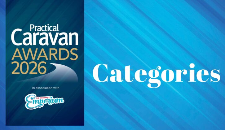 We reveal the categories we're judging at the Practical Caravan Awards ...